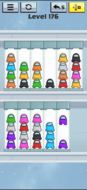 Impostor Sort Puzzle 2: Sort It 2D - 176 Level Walkthrough | БЫСТРОЕ ПРОХОЖДЕНИЕ - YouTube