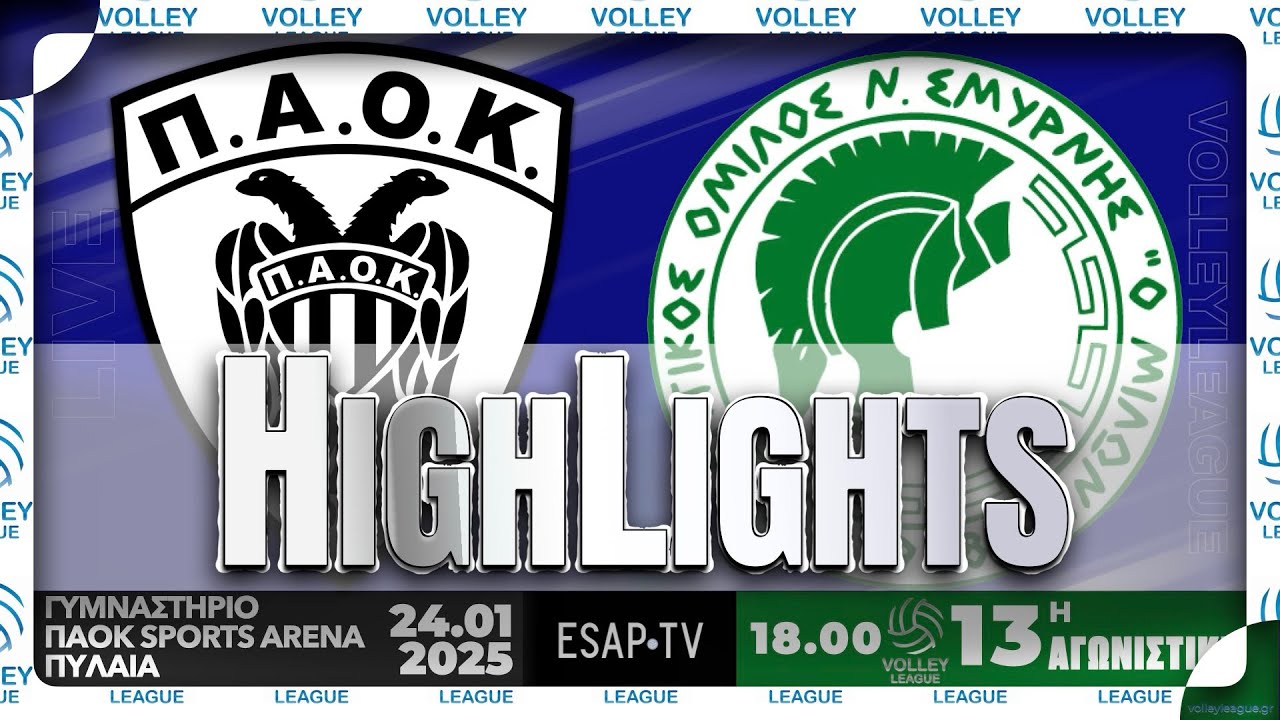 Highlights| Π.Α.Ο.Κ. - Α.Ο.Ν.Σ. Μίλων | 13αγ | 3-0 | VOLLEY LEAGUE 2024 ...