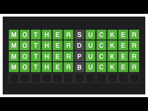 I Played EVERY Wordle Game