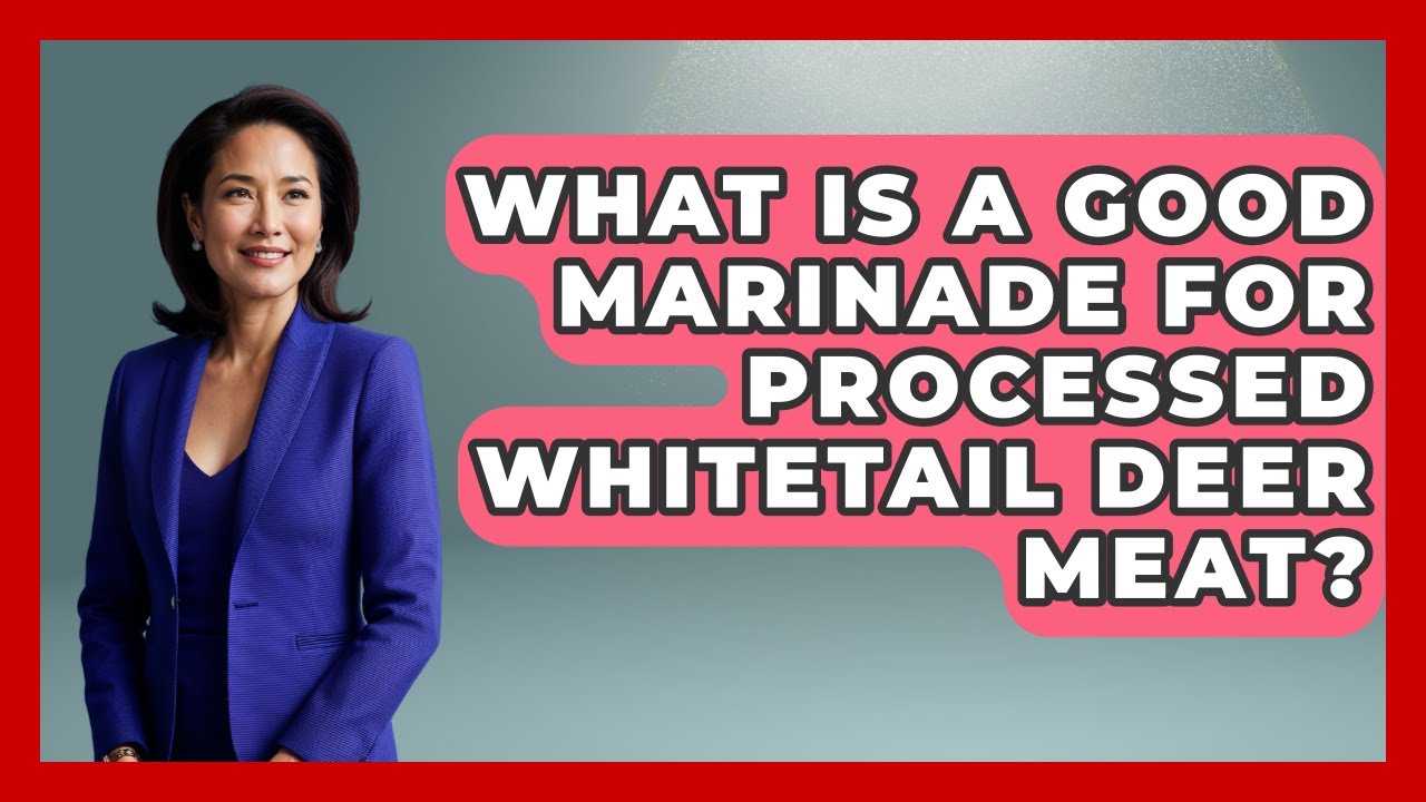 What Is A Good Marinade For Processed Whitetail Deer Meat? - The ...