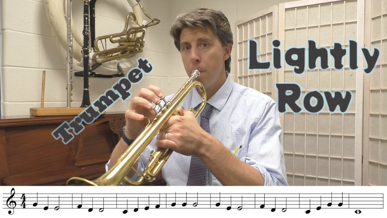 Lightly Row Trumpet - YouTube
