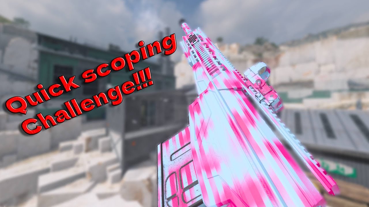 Call of Duty MW3 quick scoping challenge - YouTube