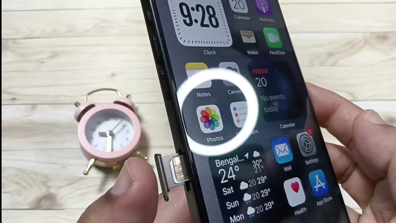 iPhone 16/16 Pro Max - How To Insert Sim Card in iPhone 16/16 Pro Max ...