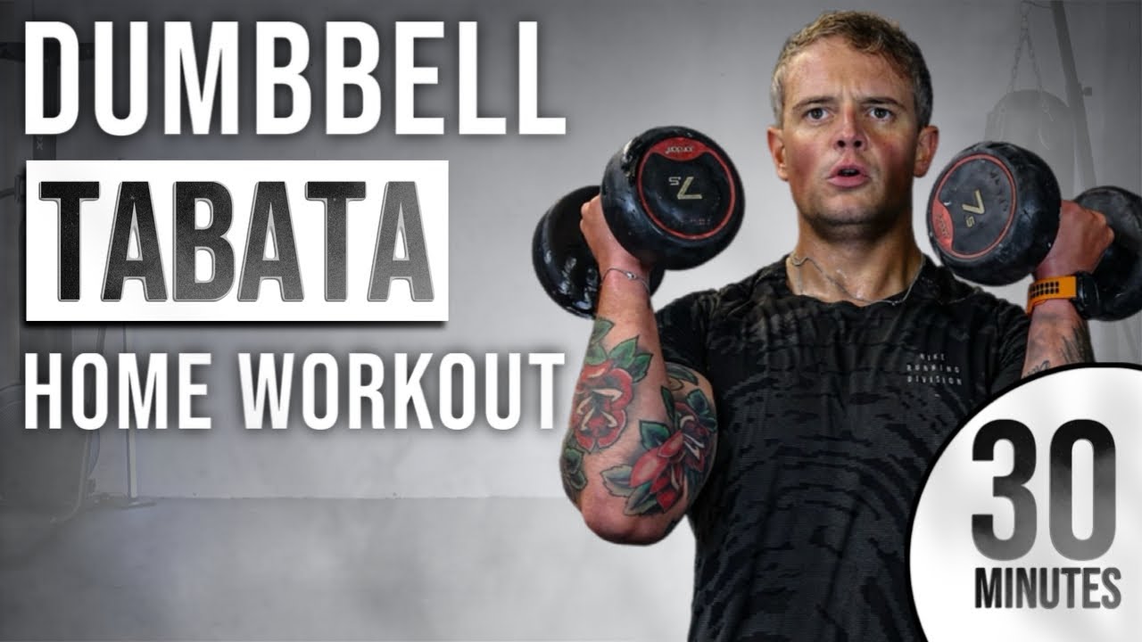 30 Minute Full Body Tabata Workout With Weights (Perfect for Home ...