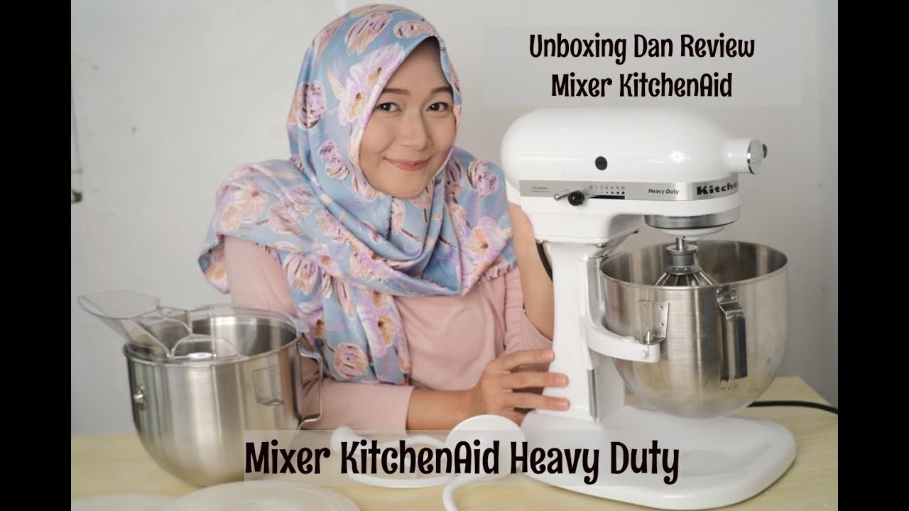 REVIEW STAND MIXER KITCHENAID HEAVY DUTY 5KPM50EWH - YouTube