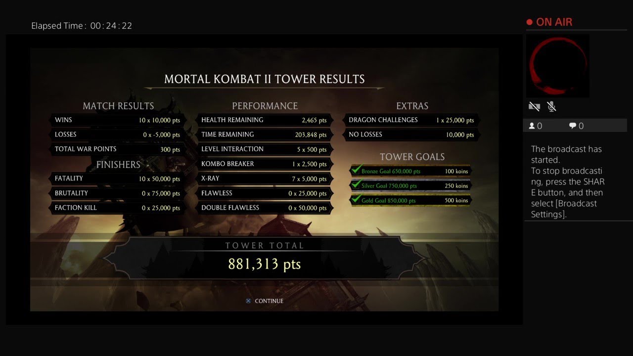 MKXL: MK2 Premier Tower Livestream Playthrough #1 - YouTube