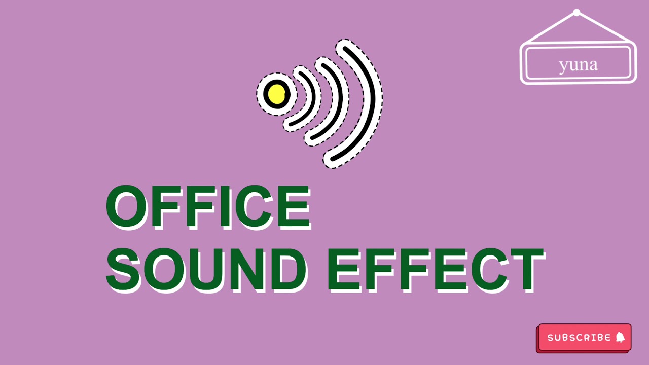Office environment sound effect - YouTube