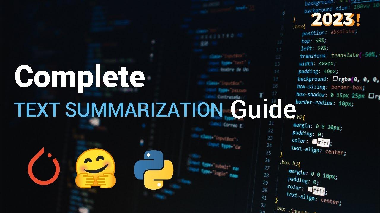 Build A Text Summarization Web App T5 Nlp Project Streamlit And
