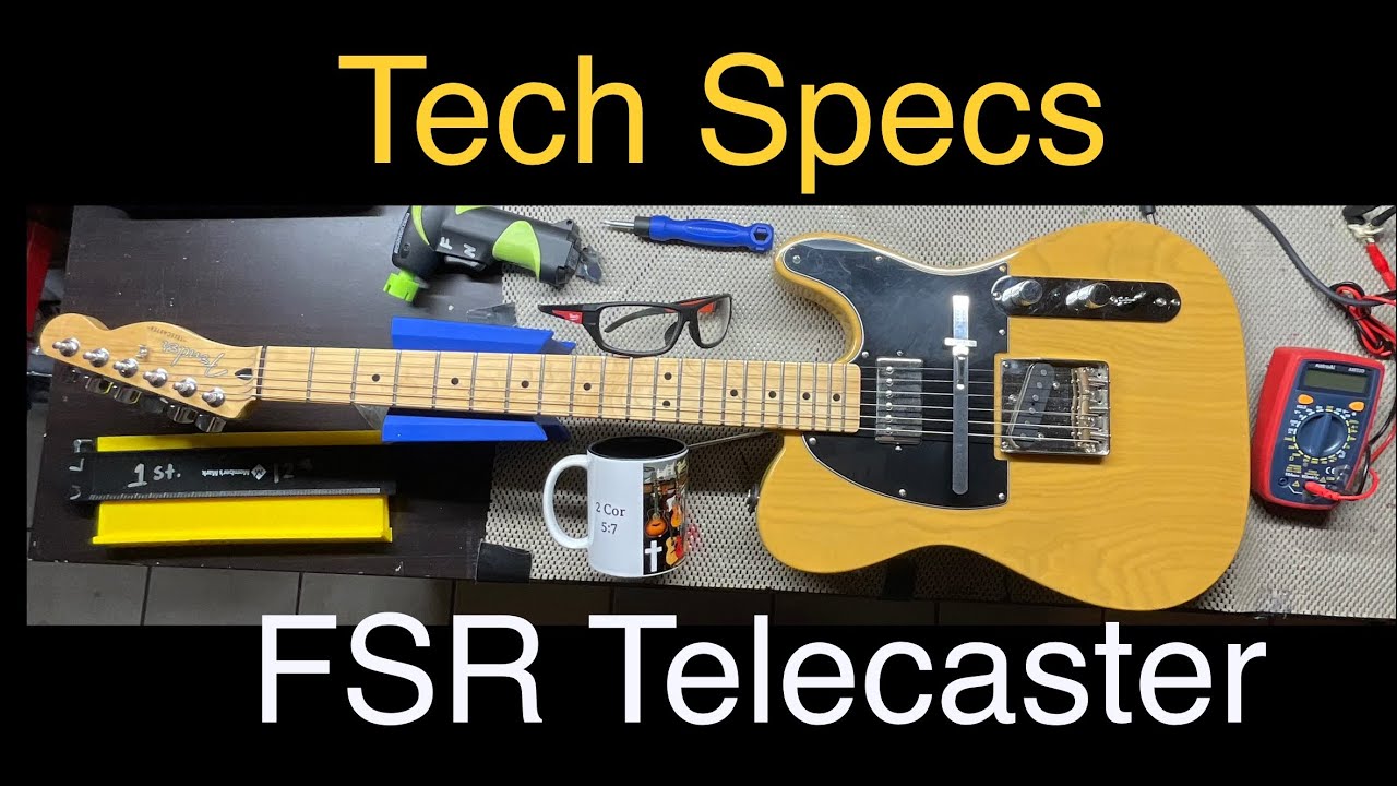 Tech Specs:FSR Telecaster Butterscotch MIM 2013 MIM - YouTube