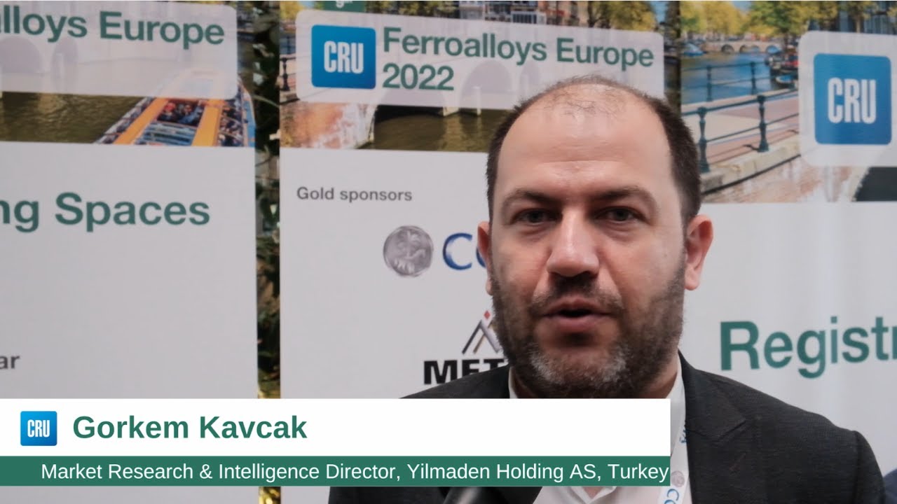 CRU Ferroalloys Europe 2022 - Gorkem Kavcak - YouTube