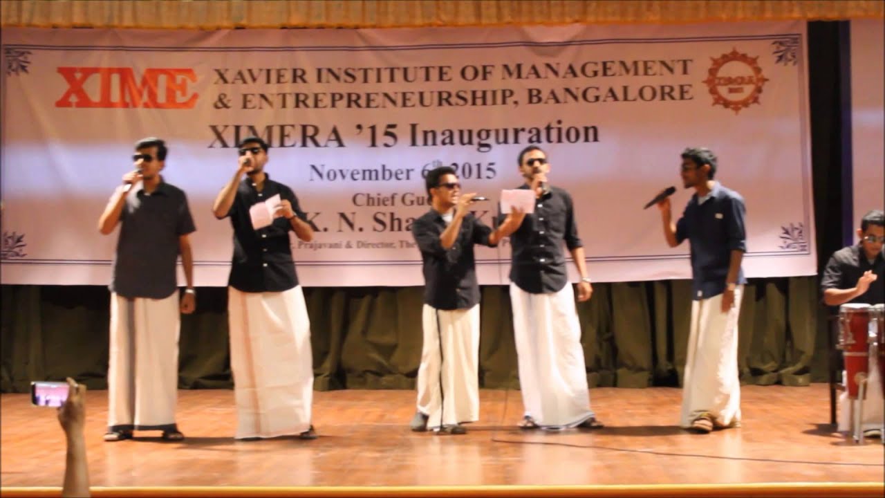 Appozhum Paranjille by Kaantha Boys (XIME College) - YouTube