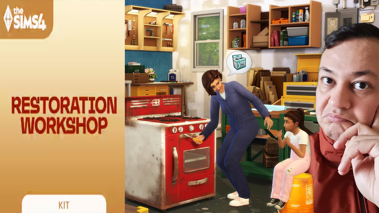 The Sims 4 Restoration Workshop Kit İnceleme - YouTube