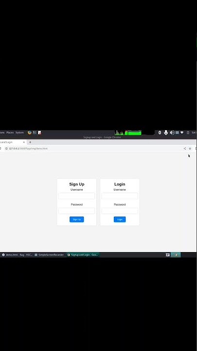 Signup and Login Form in html css | @Techie_Neo #shorts - YouTube
