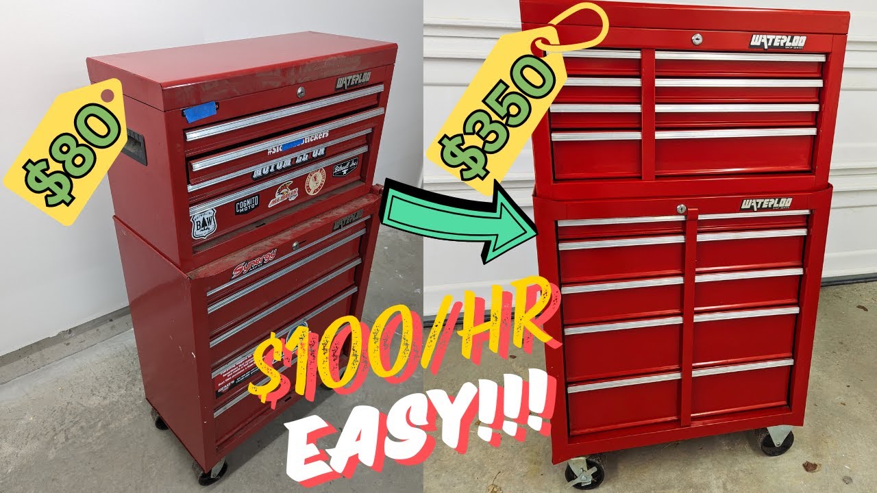 Easy Money FLIPPING Toolboxes: 26" Craftsman - YouTube