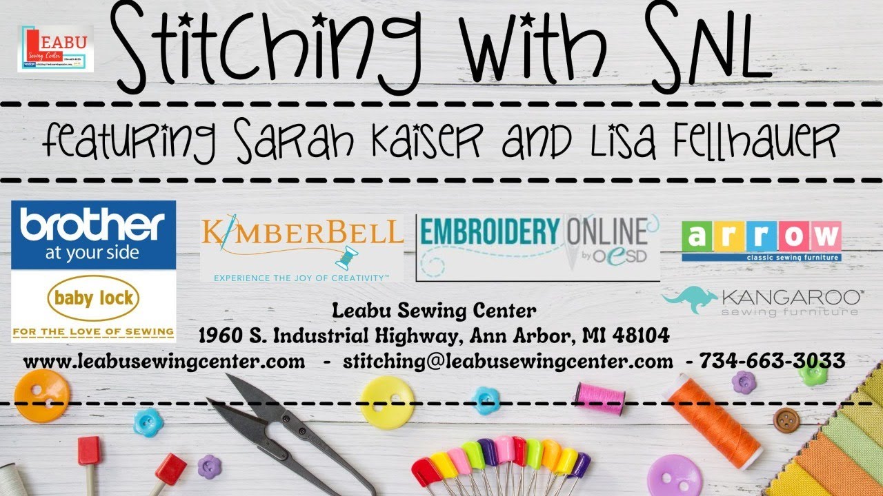 Stitching with SNL - Lets' Embroidery a recipe on a Tea Towel - YouTube