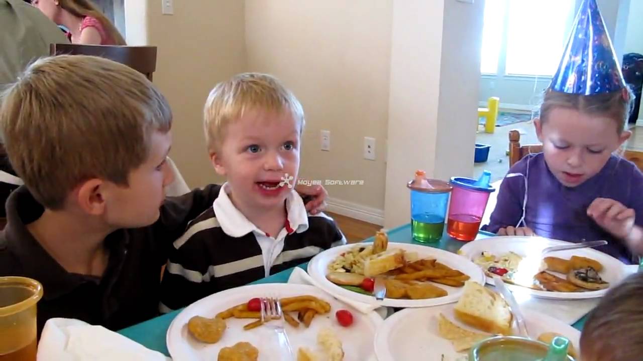 Ben telling story of make believe dog bite - YouTube