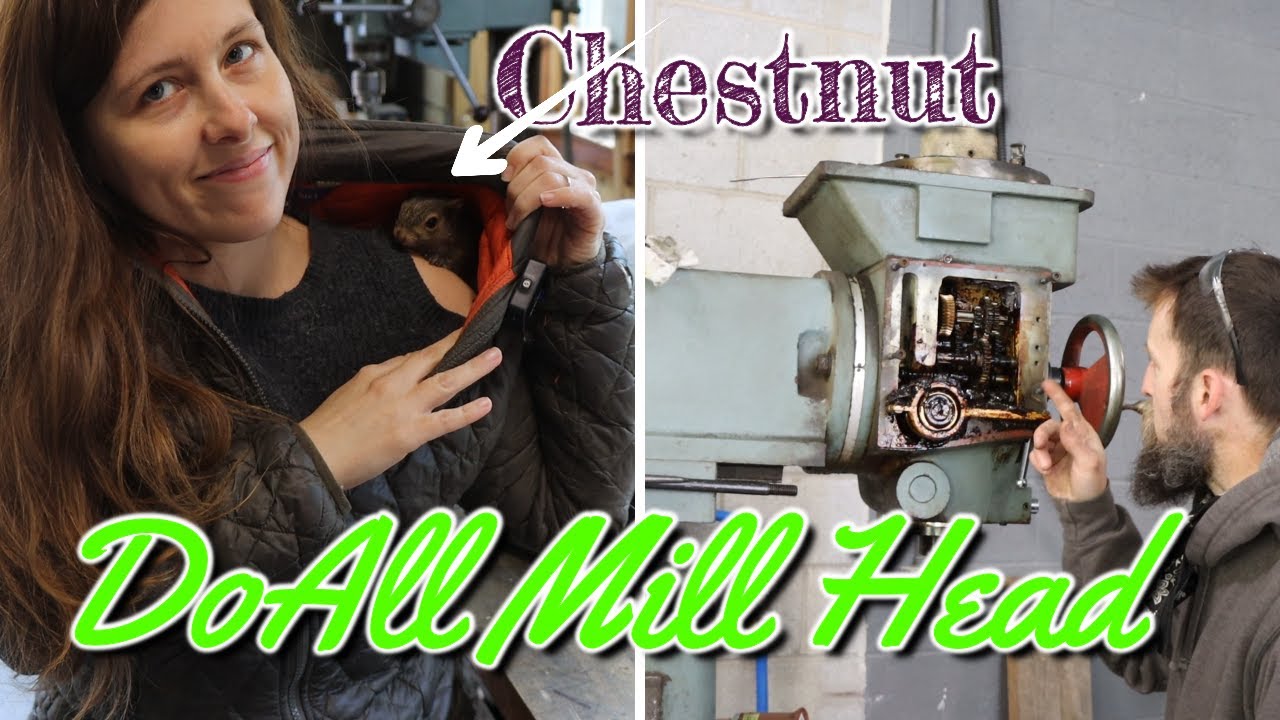 Doall Milling machine Head and motor work. - YouTube