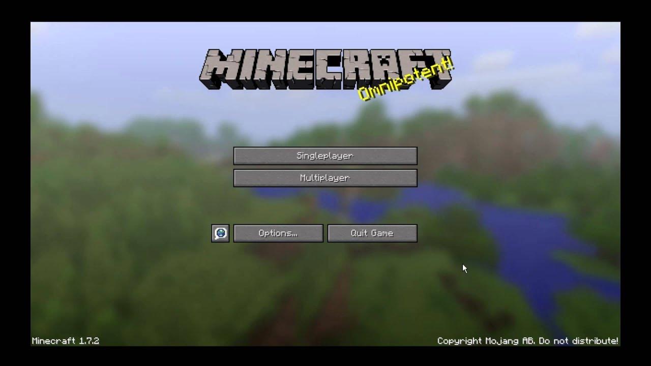 Minecraft Main Menu music 1.7.2 [FINALLY] - YouTube