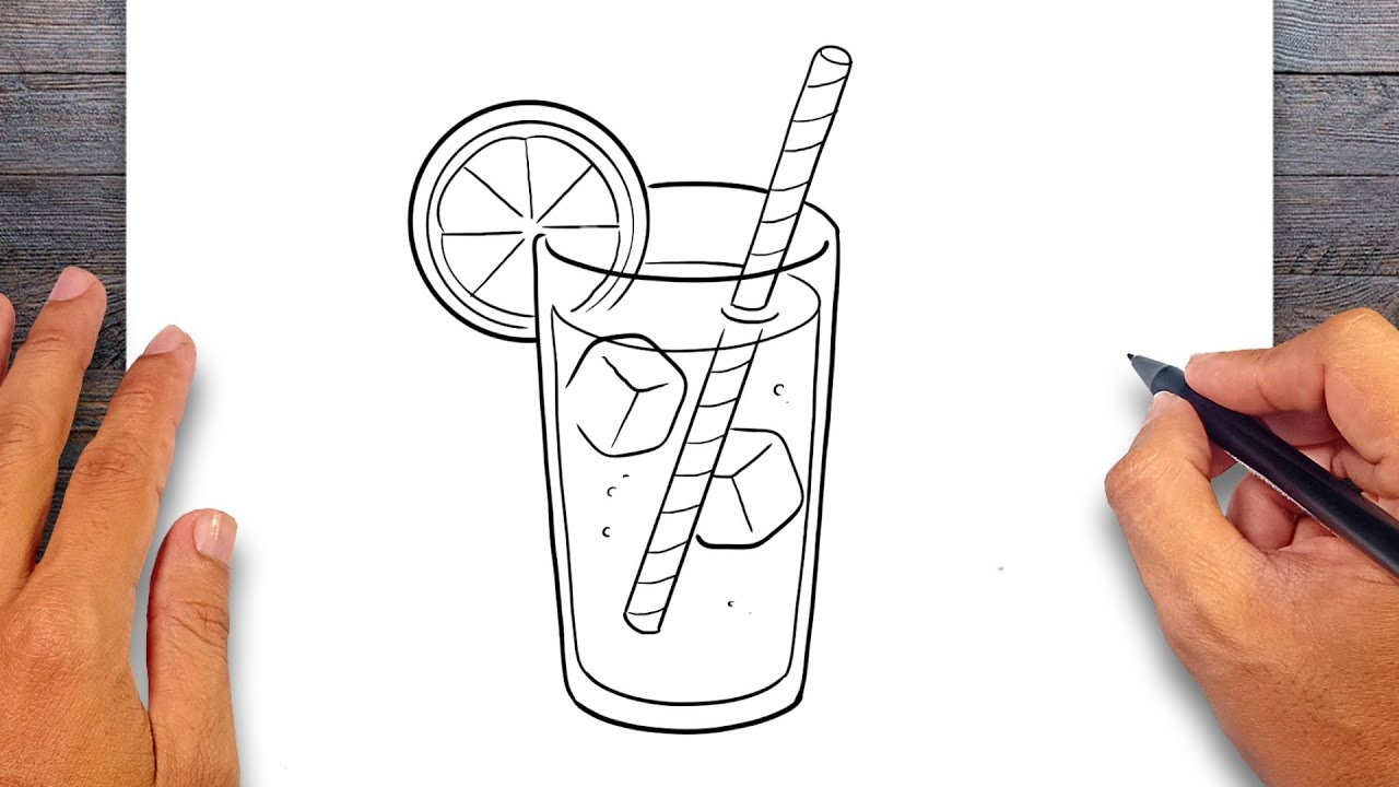 How to draw Lemonade - YouTube