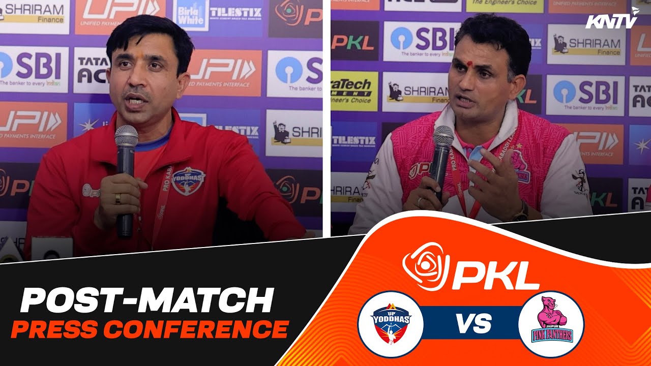 PKL 12 M31 | UP Yoddhas vs Jaipur Pink Panthers | Press Conference ft ...