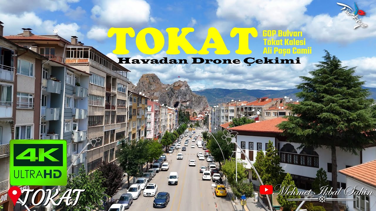 TOKAT GOP Bulvarı ve Tokat Kalesi - Havadan 4K Drone Çekimi / 4.8.25 ...