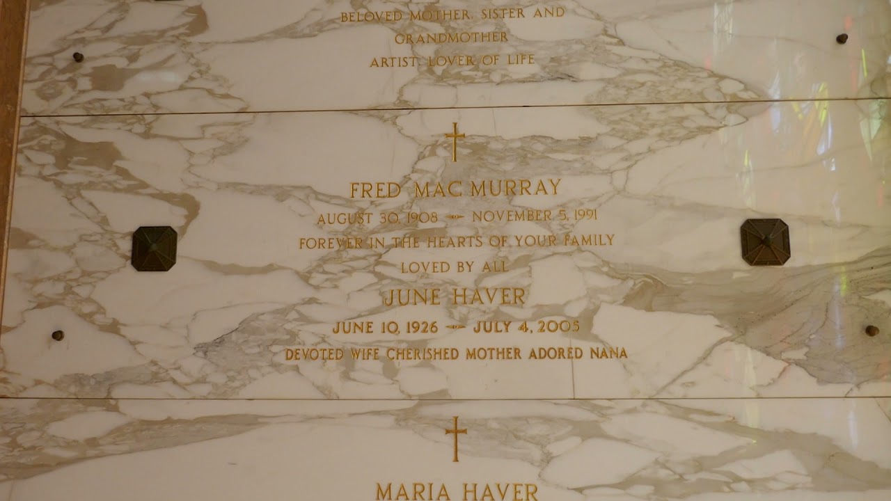 John Candy Fred MacMurray June Haver Graves Holy Cross Cemetery Culver ...