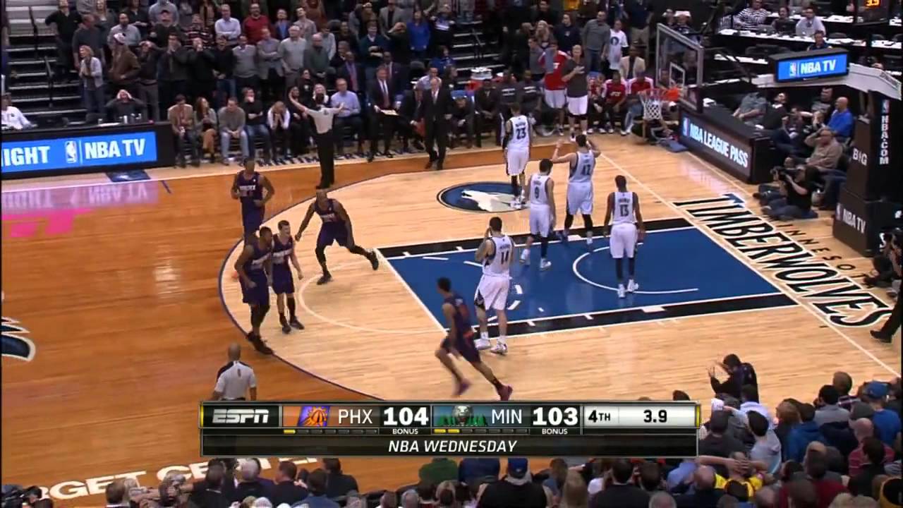 Gerald Green Hits the Game Winner to Beat the Wolves | Suns vs Wolves ...