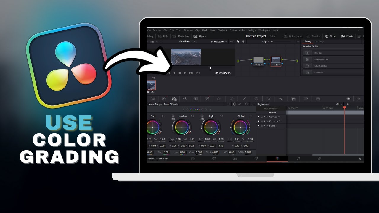 How to Use Color Grading in DaVinci Resolve in SECONDS! - YouTube