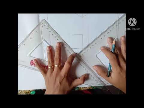 Menggambar Kubus Dengan Proyeksi Isometri, Dimetri dan Miring - YouTube