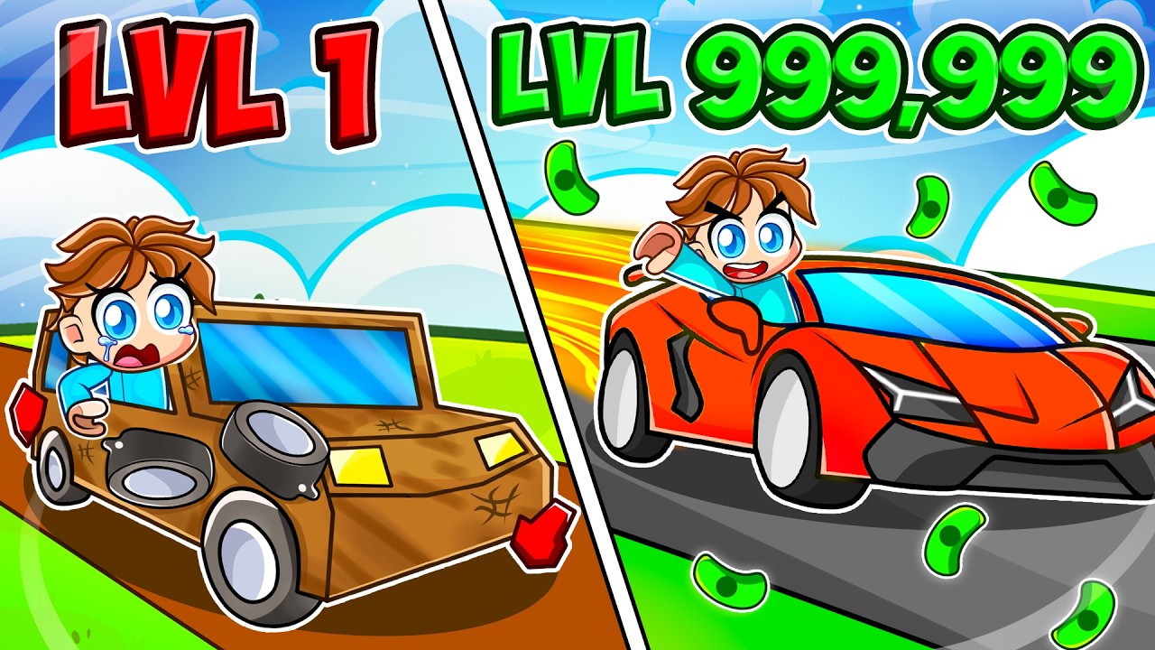 Level 1 VS Level 999 FASTEST CAR in Roblox! - YouTube