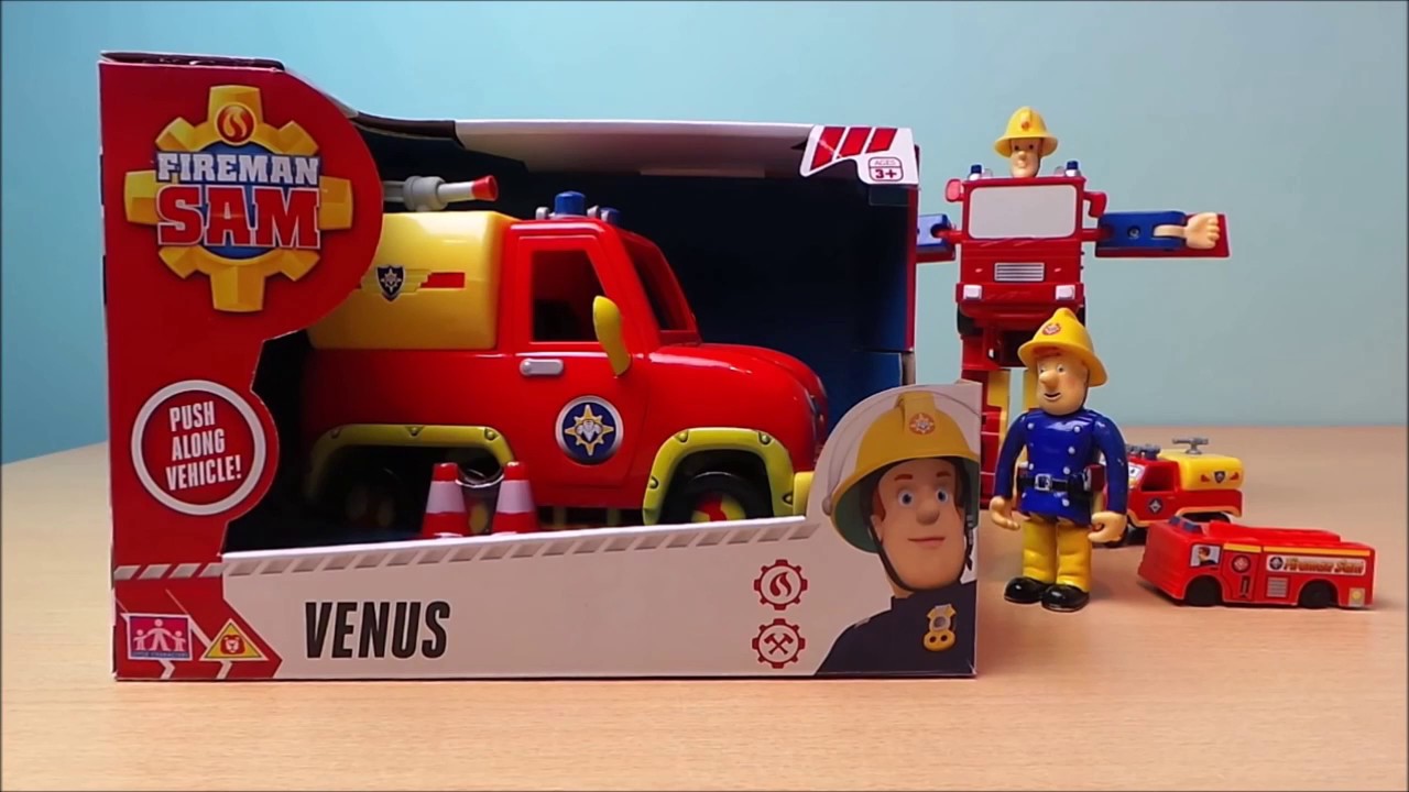 Feuerwehrmann Sam / Fireman Sam Firefighter Venus Truck Playset UK Toy ...