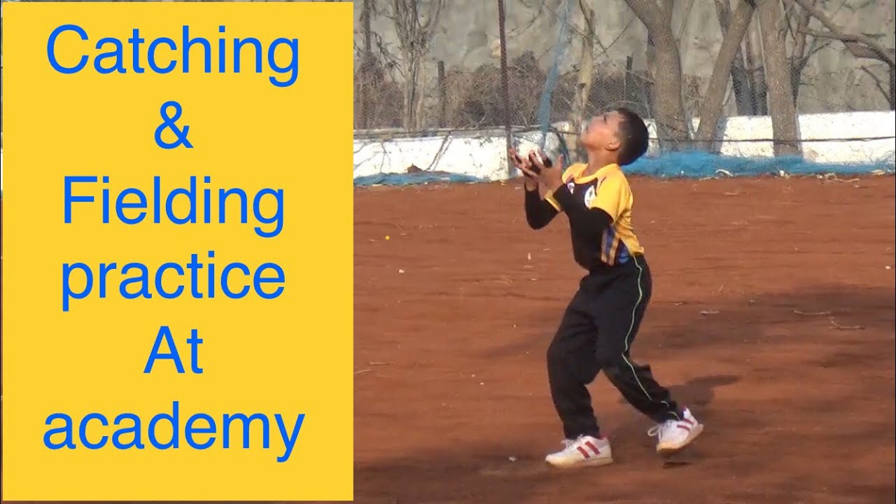 Catching & Fielding practice session at cricket academy in pune - YouTube