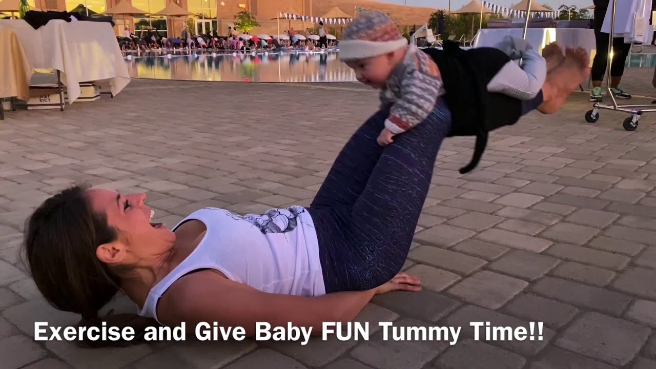 Roos Wraps to Exercise with Baby - YouTube