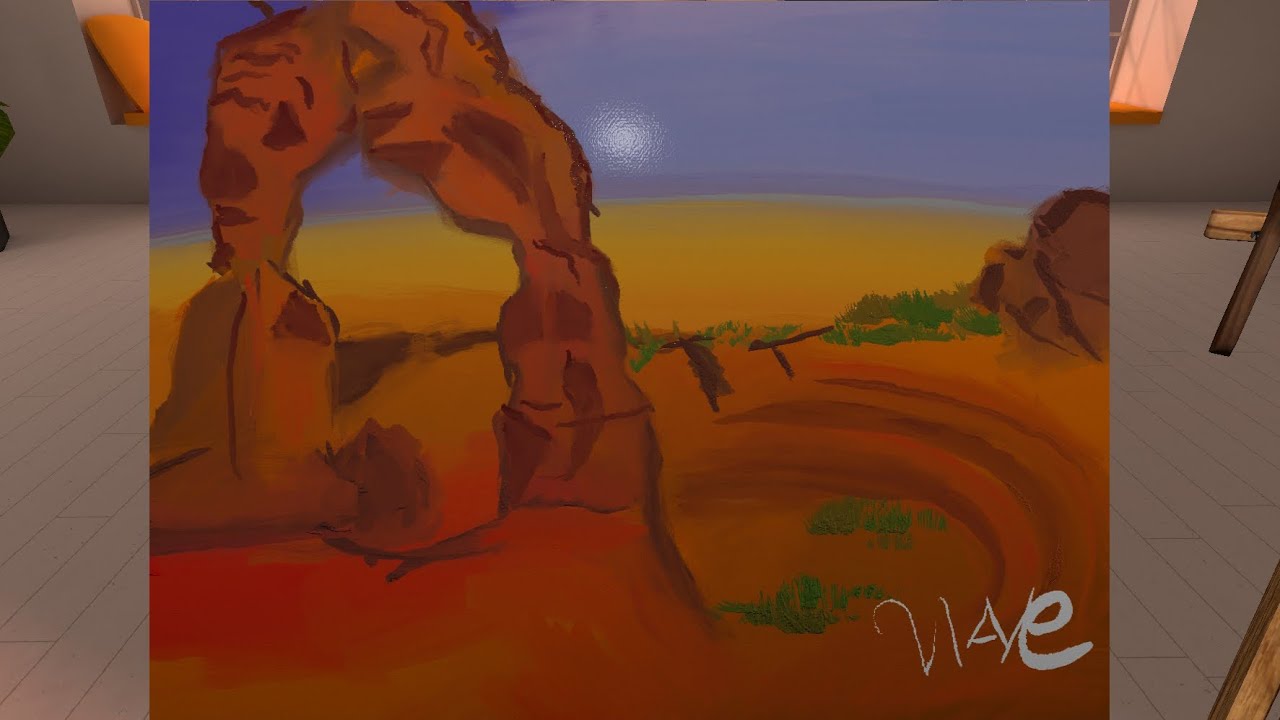 ASMR painting landscape - YouTube