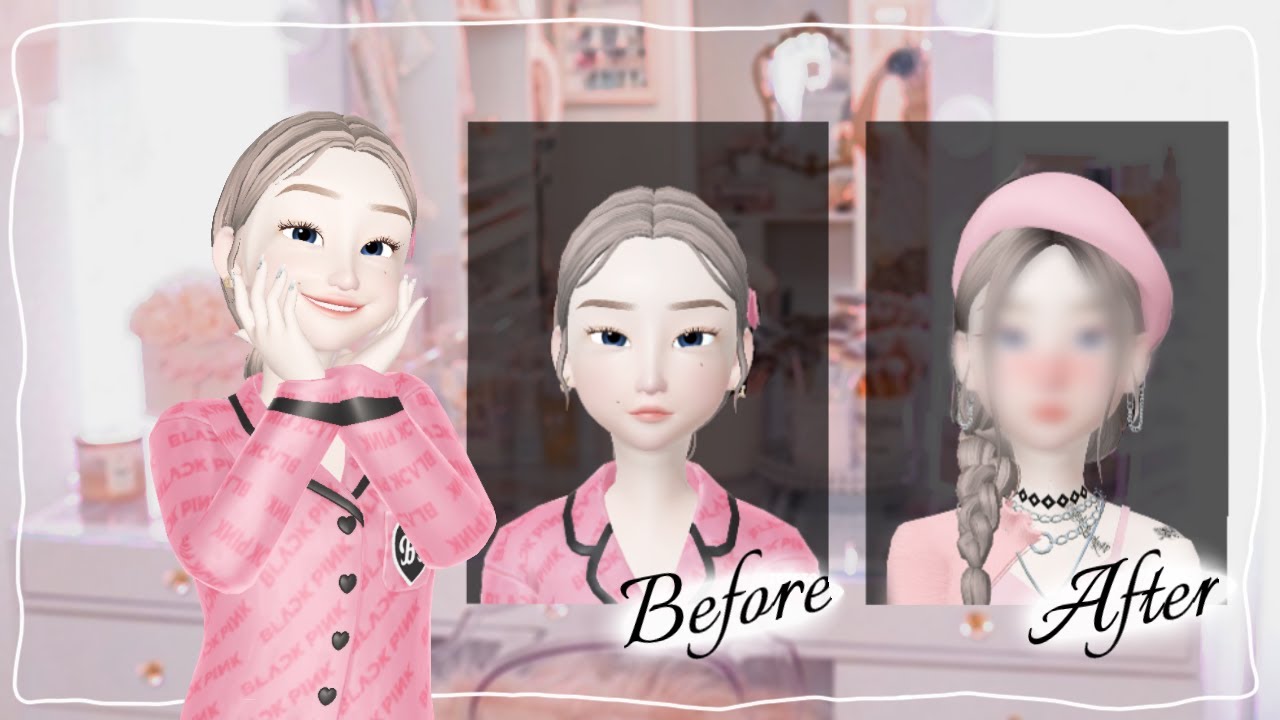 How to transform ZEPETO face with makeup - YouTube