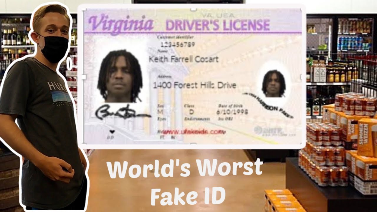 Using The World's WORST Fake ID (Prank) - YouTube