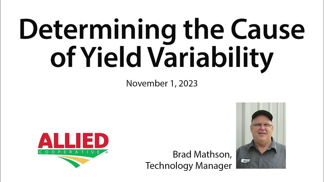Determining the Cause of Yield Variability - YouTube