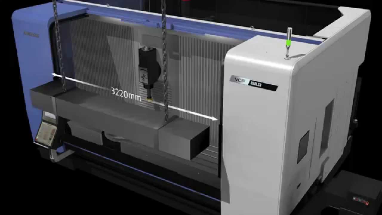 Mills CNC - Doosan VCF850 - YouTube