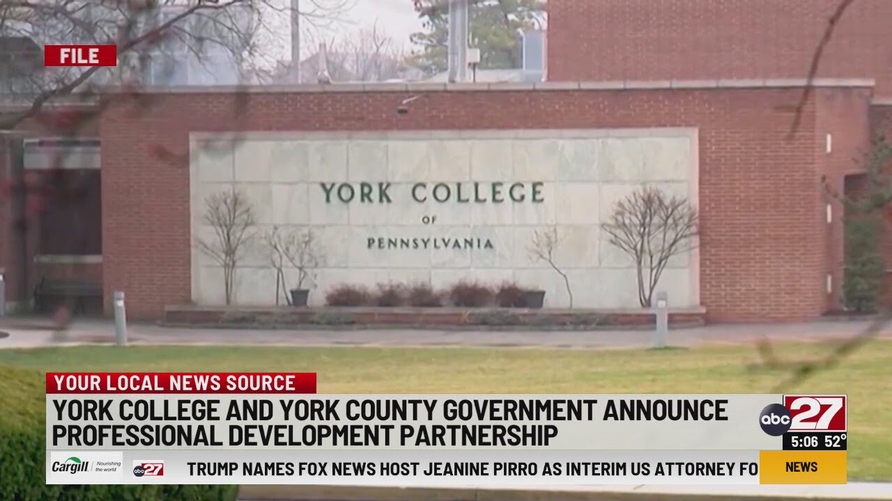 York College and York County government announce professional ...