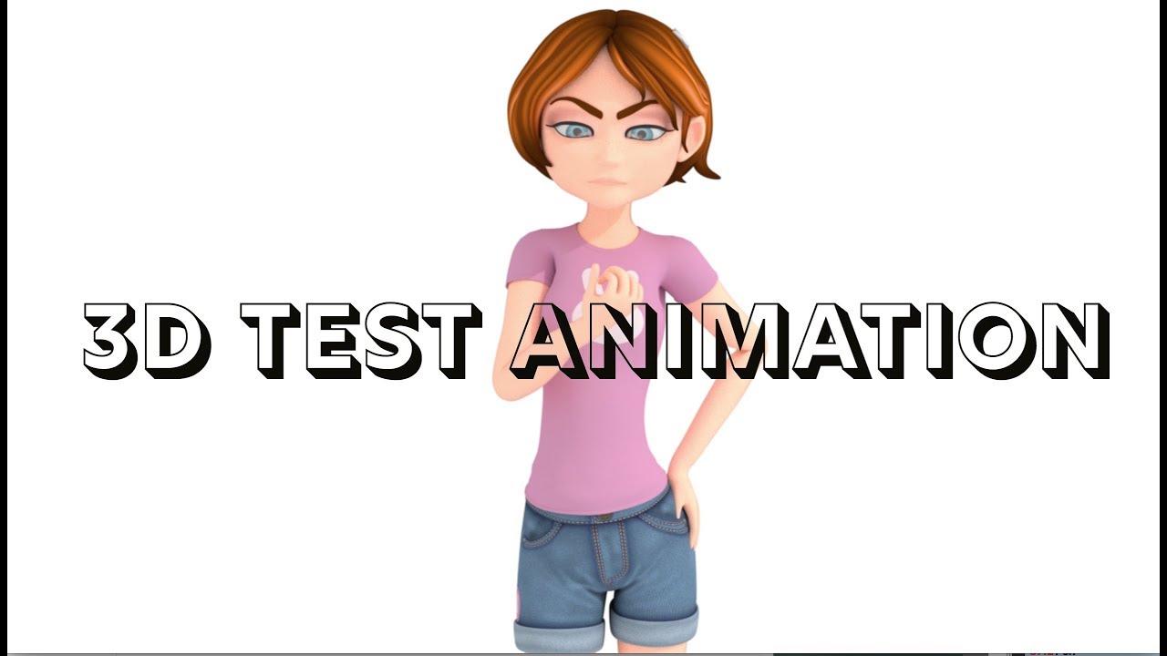 3D Animation Test - YouTube
