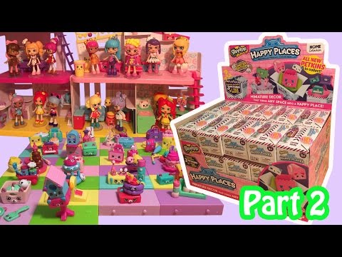 Happy Places Season 2 FULL CASE BOX Of Surprise Petkins Part 2 Opening 15 Blind Bag Surprises