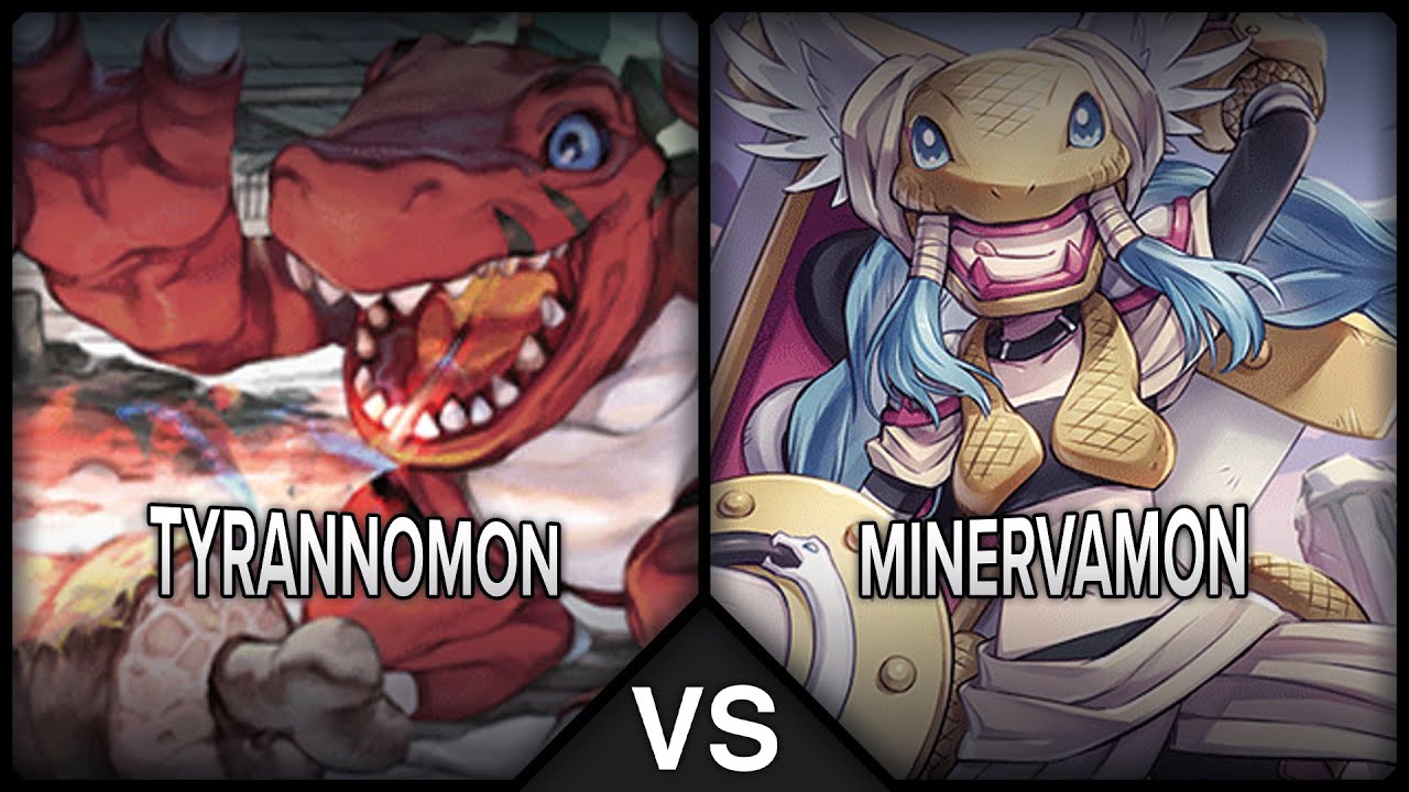 Digimon Card Game: Tyrannomon VS Minervamon/Mervamon Loop BO3 Match ...