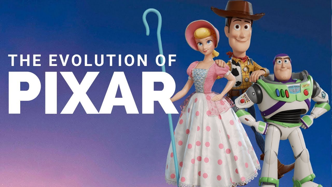 Evolution of Pixar Movies (1995 - 2019) - YouTube