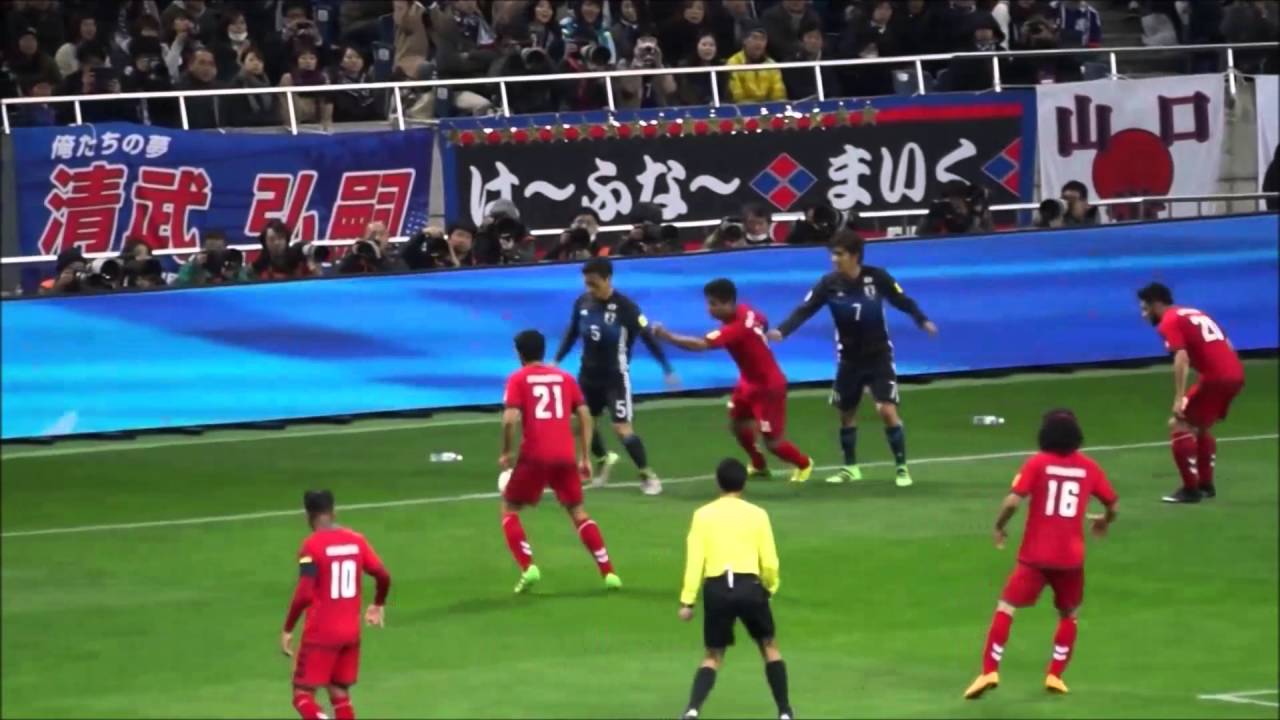 Modjieb Jamali National Team Video 24.03.2016 Afghanistan vs. Japan ...