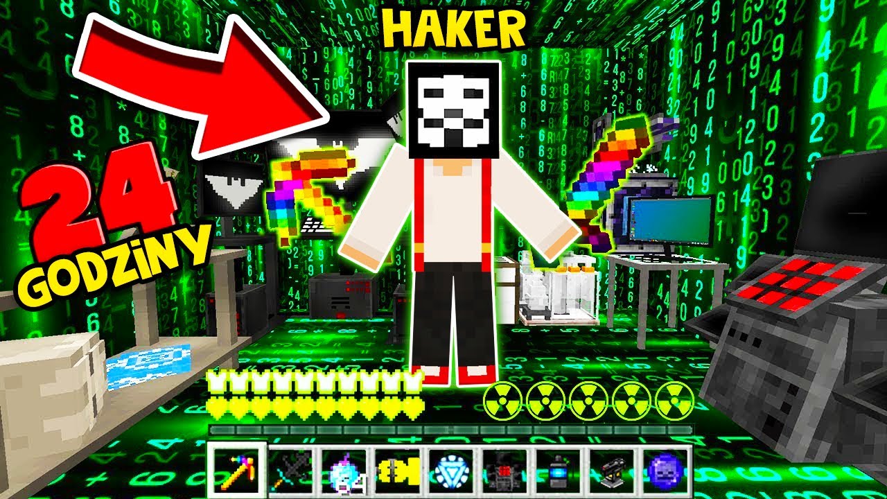 GPLAY ZOSTAJE HACKEREM NA 24H W MINECRAFT?! GPLAY & LUMI - YouTube