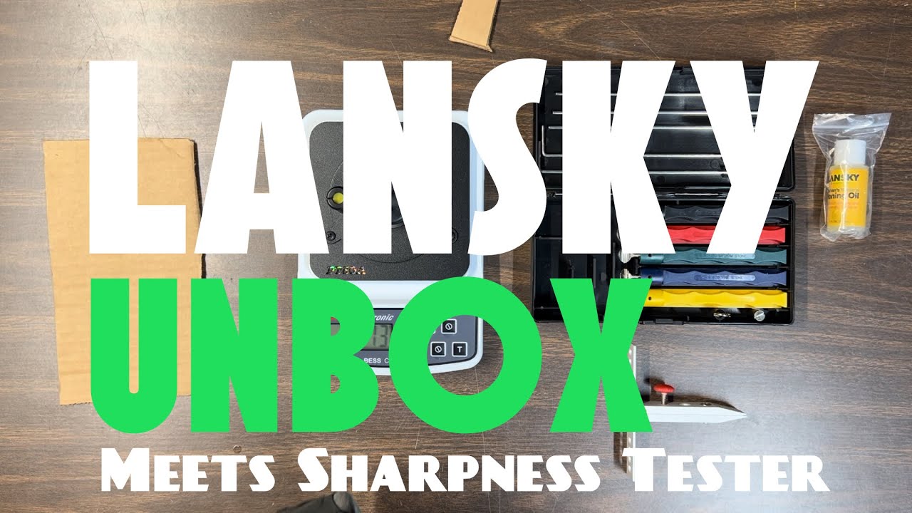 Lansky Sharpener Deluxe Open Box and First Use - YouTube