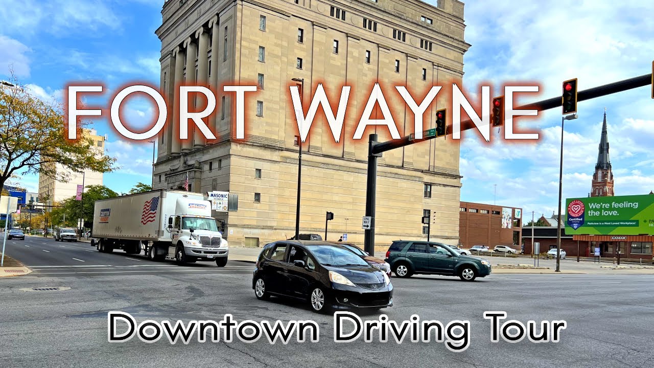 Driving in Fort Wayne, Indiana, USA - YouTube
