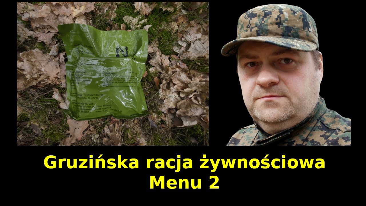 GRUZIŃSKA racja żywnościowa - Menu 2 - YouTube