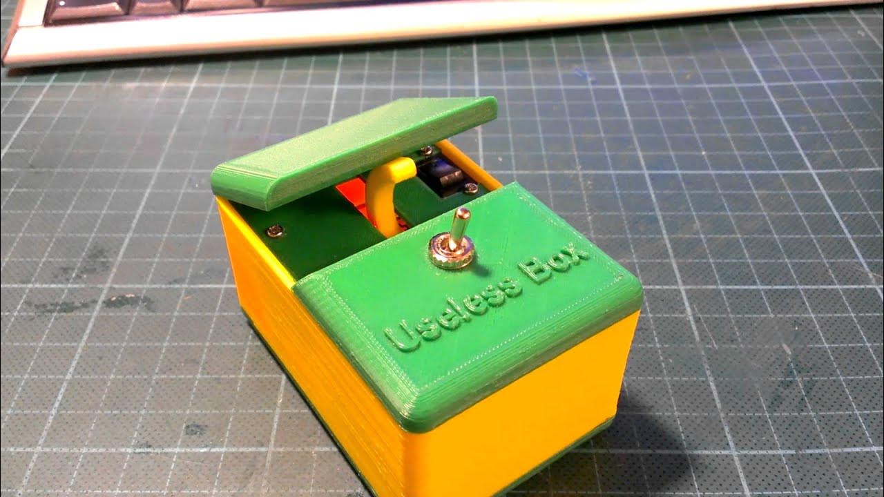 3D Prited Useless box - YouTube