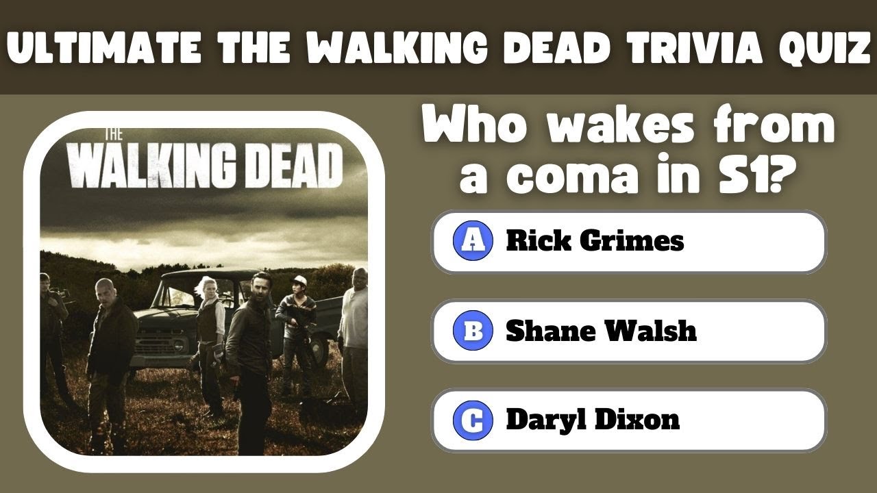 THE WALKING DEAD TRIVIA QUIZ THAT WILL EAT YOUR BRAIN - YouTube